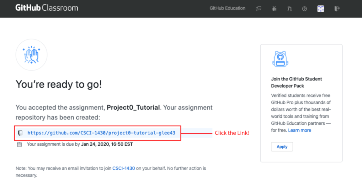 After Accepting The Assignment A New Github Repository Will Be Created