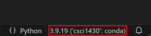 An example of a correctly set up VSCode. An example of a correctly set up VSCode.